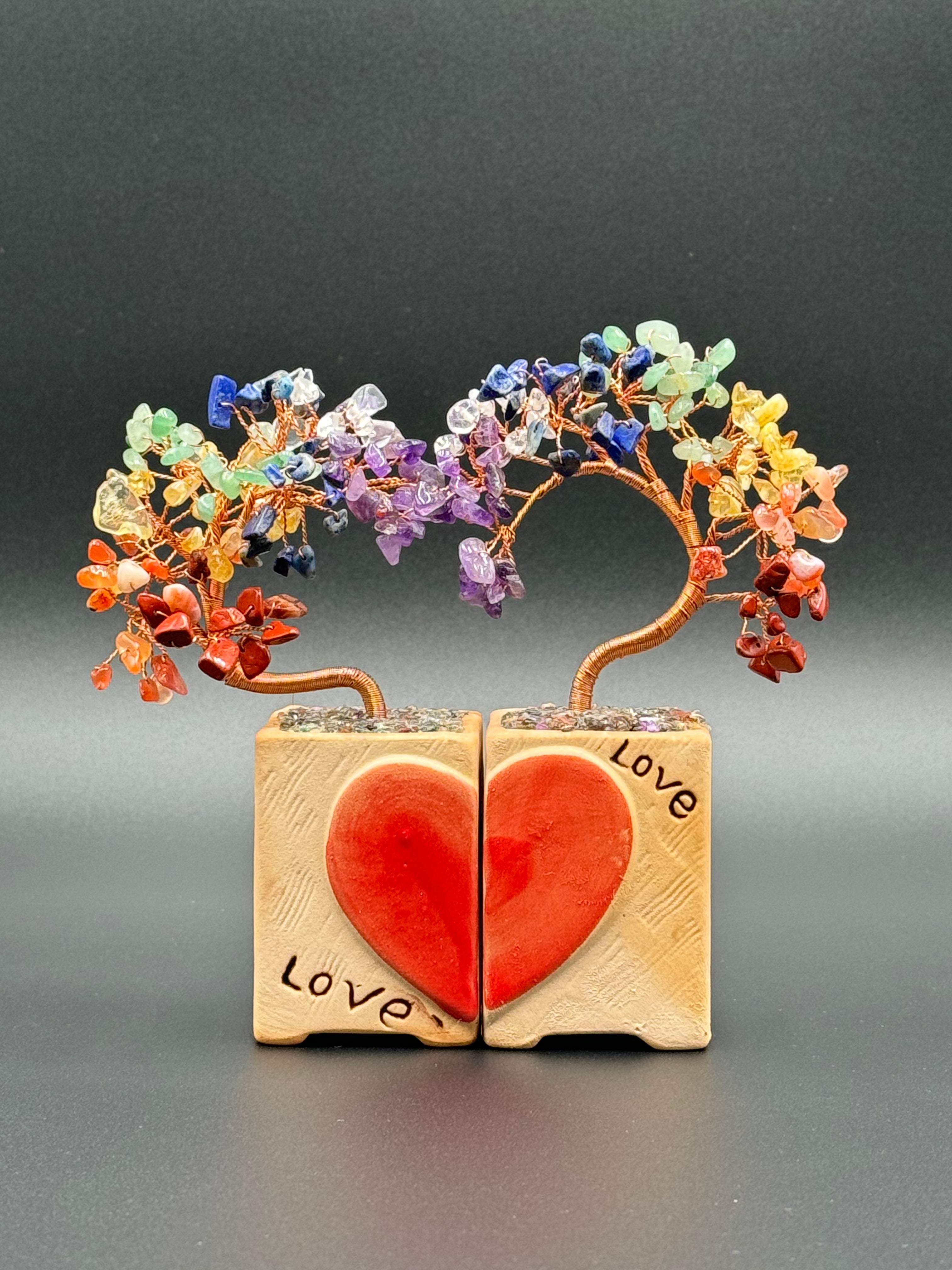 Eternal Love 7 Chakra Crystals Bonsai Tree Set – Magnificent Me