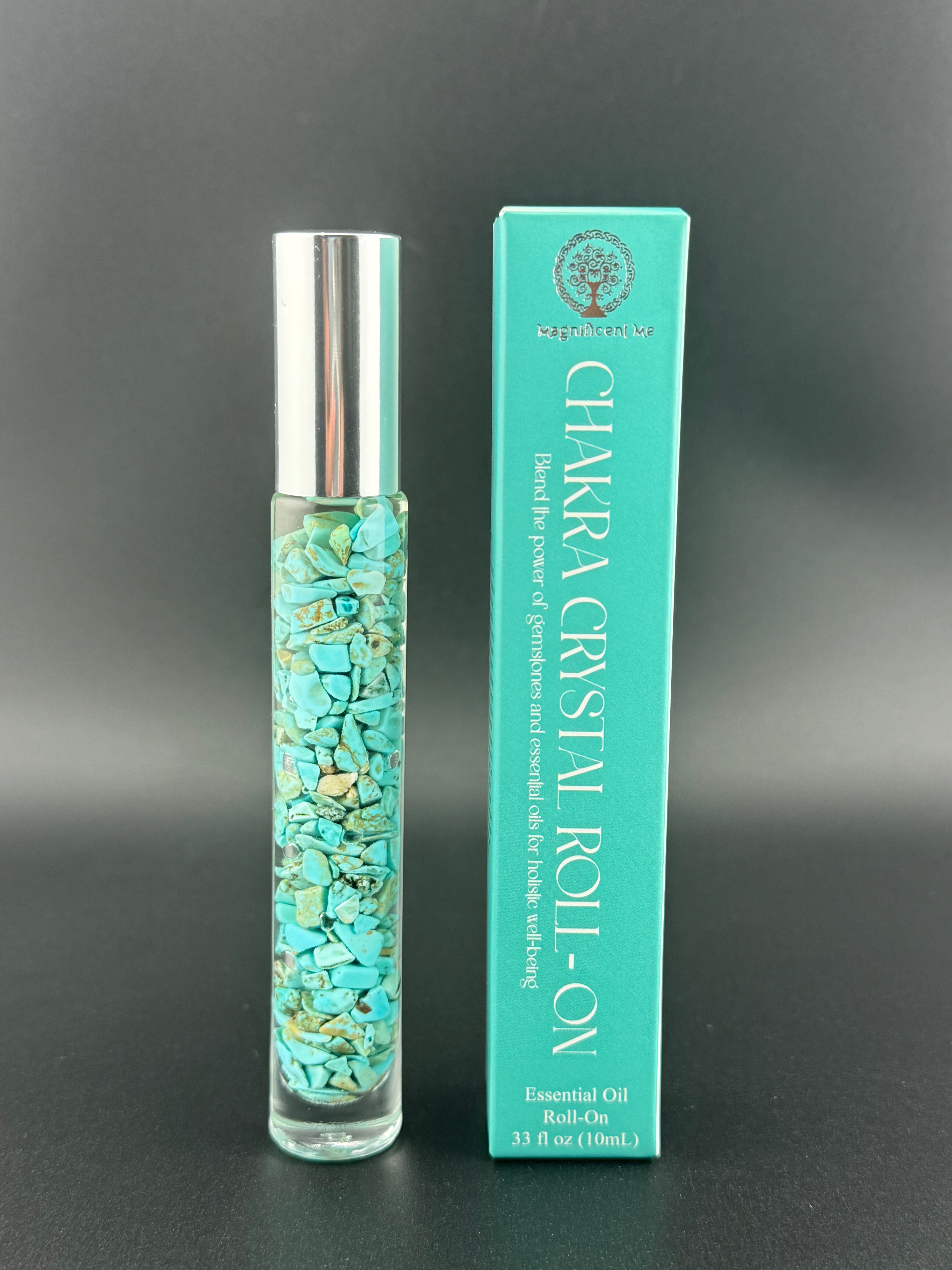 Turquoise Serenity - Bergamot Infused Crystal Roll-On (Throat & Third ...